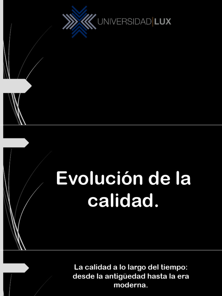 Evolución Histórica de la Calidad | PDF | Calidad (comercial) | Internet
