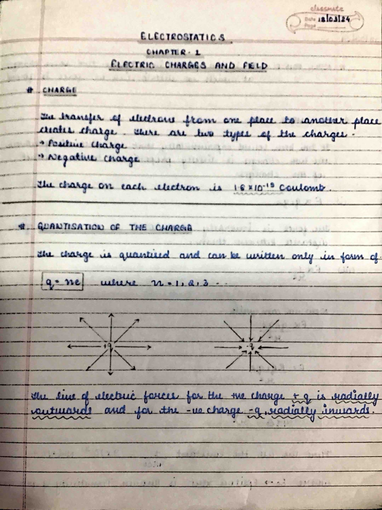 Electric Field | PDF
