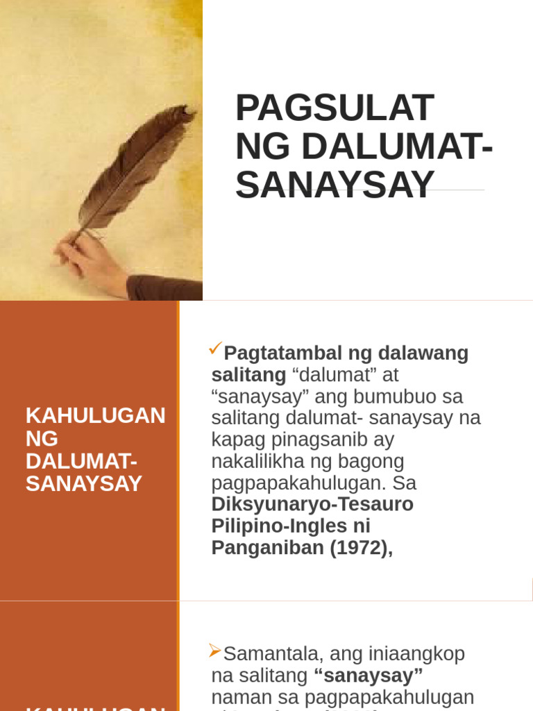 PAGSULAT-NG-DALUMAT-SANAYSAY-1 | PDF