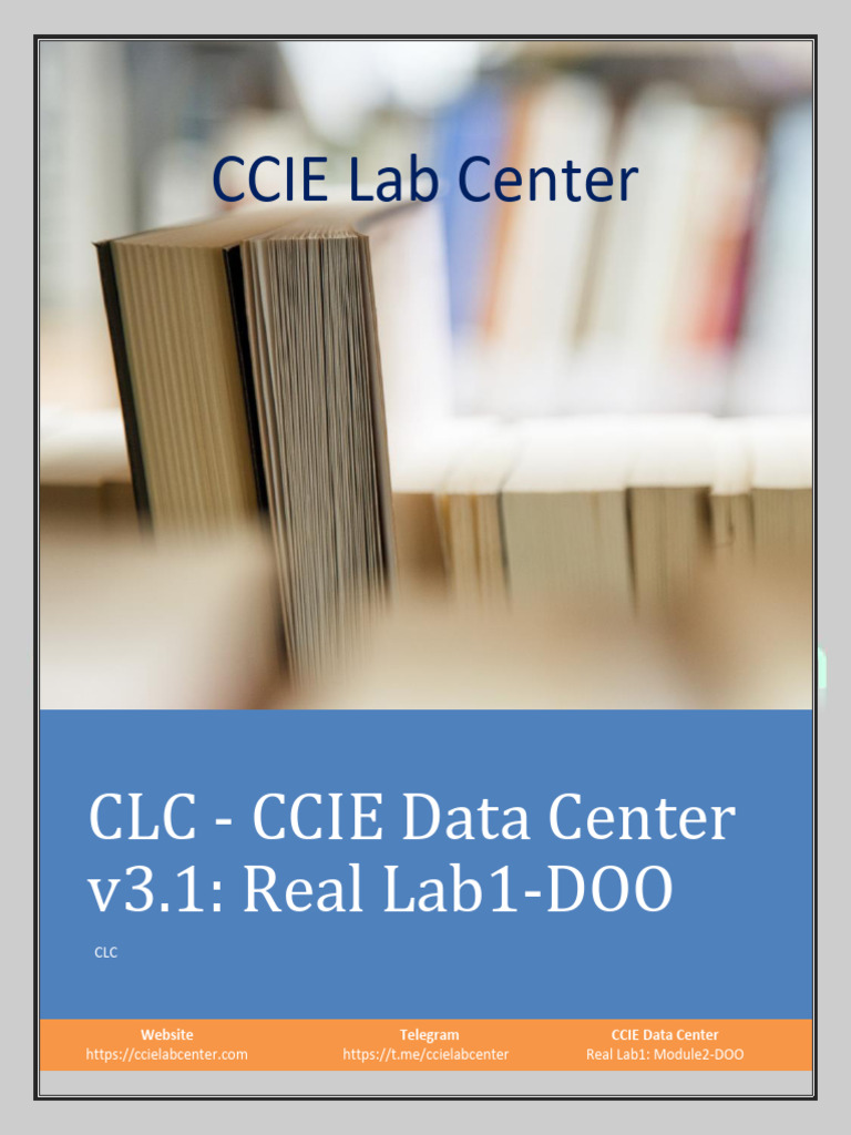 CLC-CCIE-DCv3.1-Lab1-M2-Demo1 (1) | PDF | Networking Standards | Data Transmission