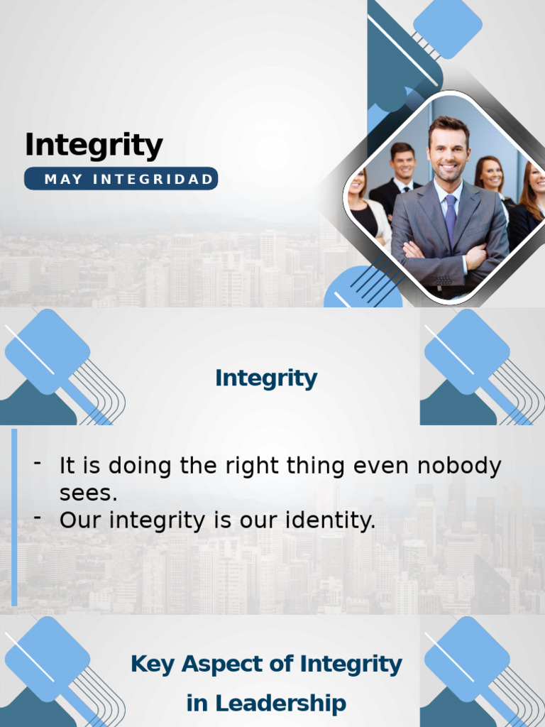 Integrity in Workplace | PDF