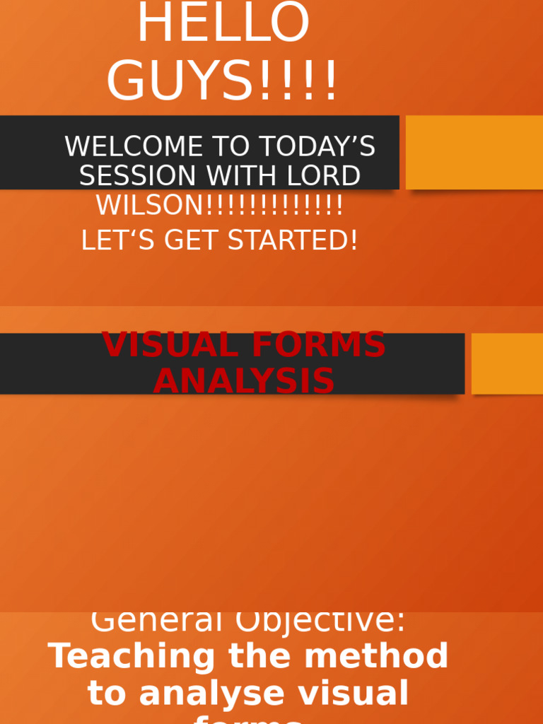 Visual Forms Analysis | PDF