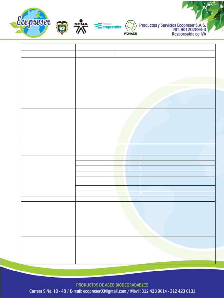 Ficha Tecnica Detergente Multiusos | PDF | Agua | Detergente