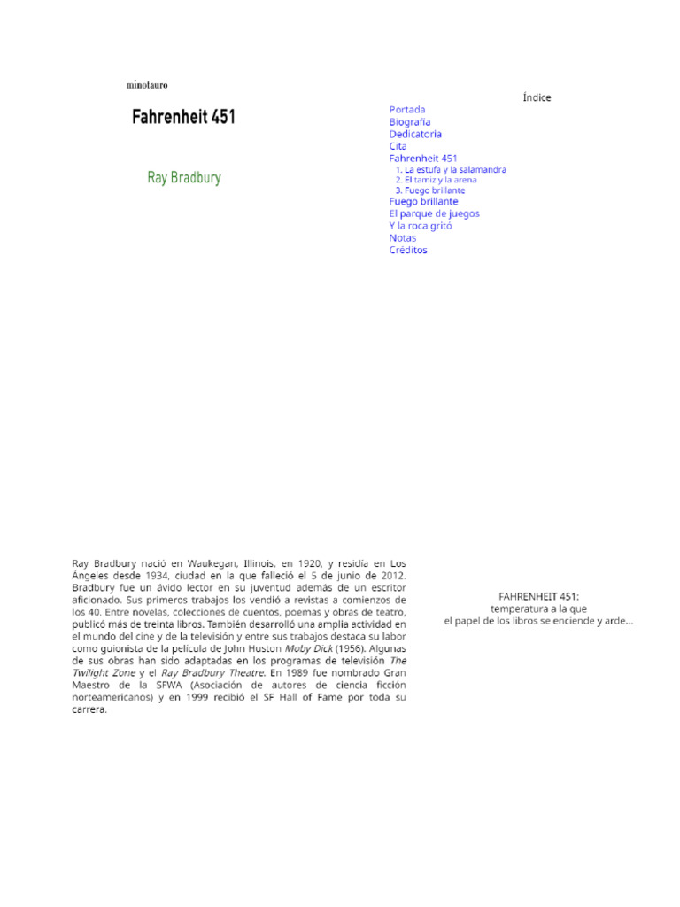 Fahrenheit 451 | PDF