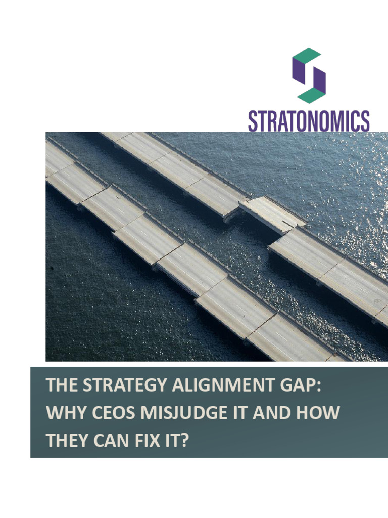 The Strategy Alignment Gap Insight Series 08-19-2023 | PDF | Sales | Prices