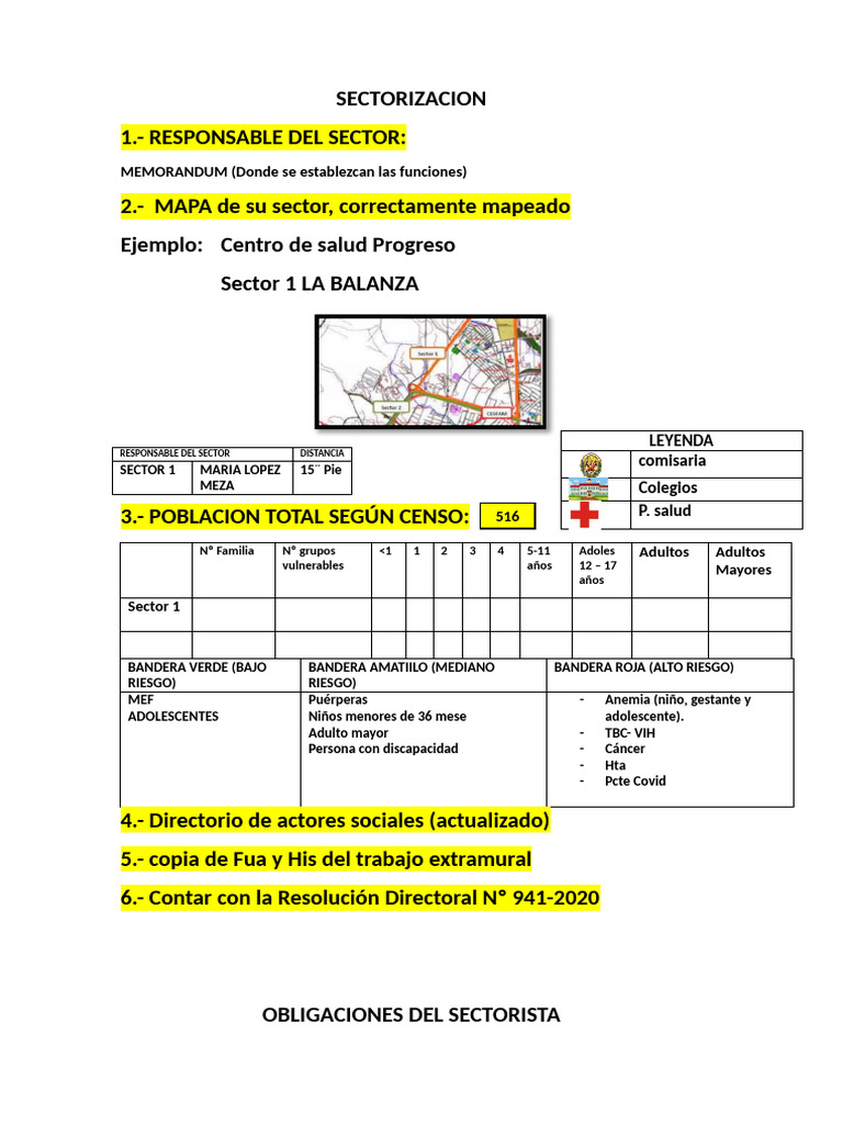 Sectorización y Gestión de Salud Comunitaria | PDF