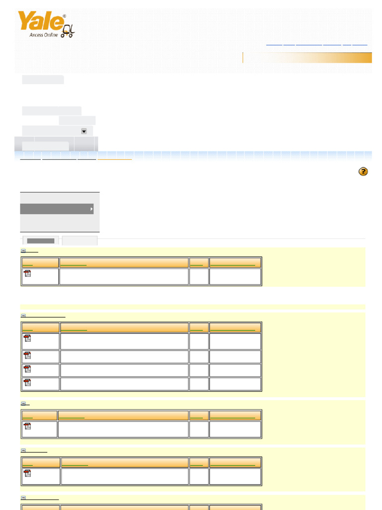 GLC 40-70 VX (A910) - Bulletins List | PDF