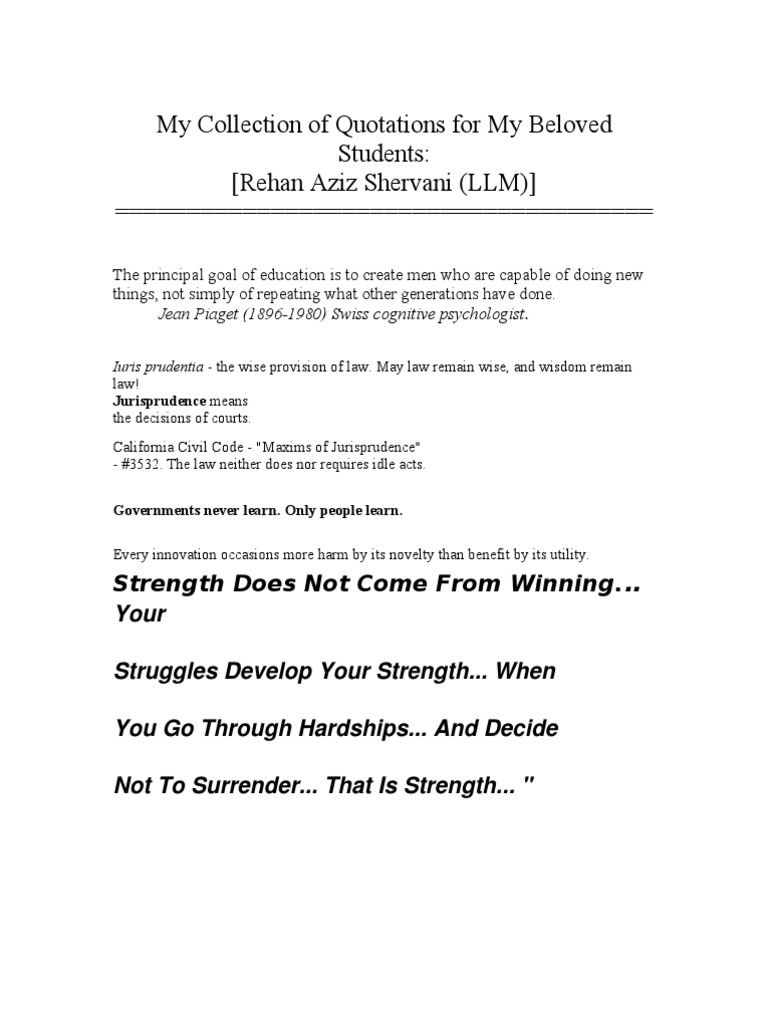 My Collection of Quotations For My Beloved Students: (Rehan Aziz ...