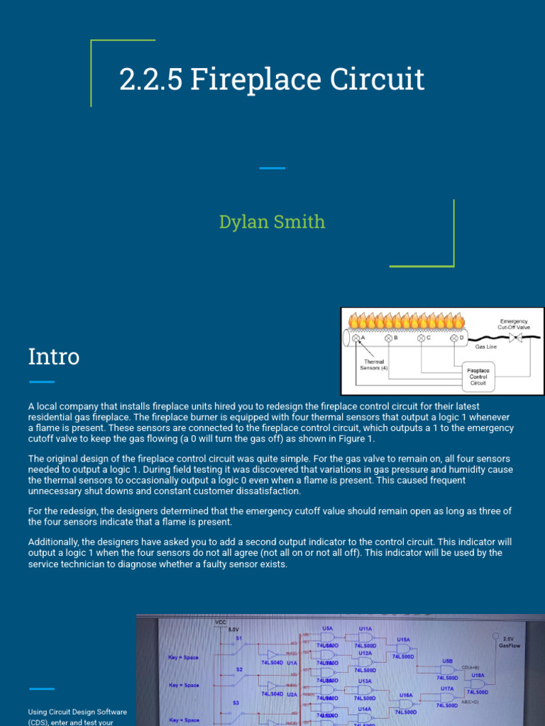 2.2.5 Fireplace Circuit | PDF | Logic Gate | Electronics