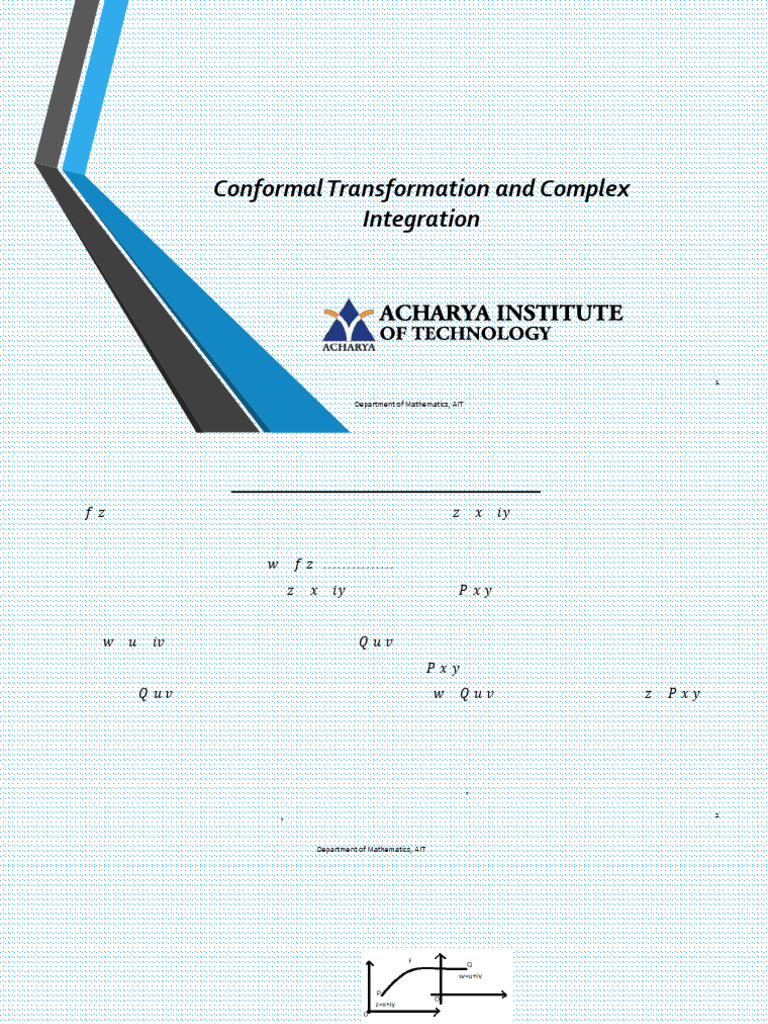 Module 2- Conformal transformation and Complex integration | PDF | Ellipse | Euclidean Geometry
