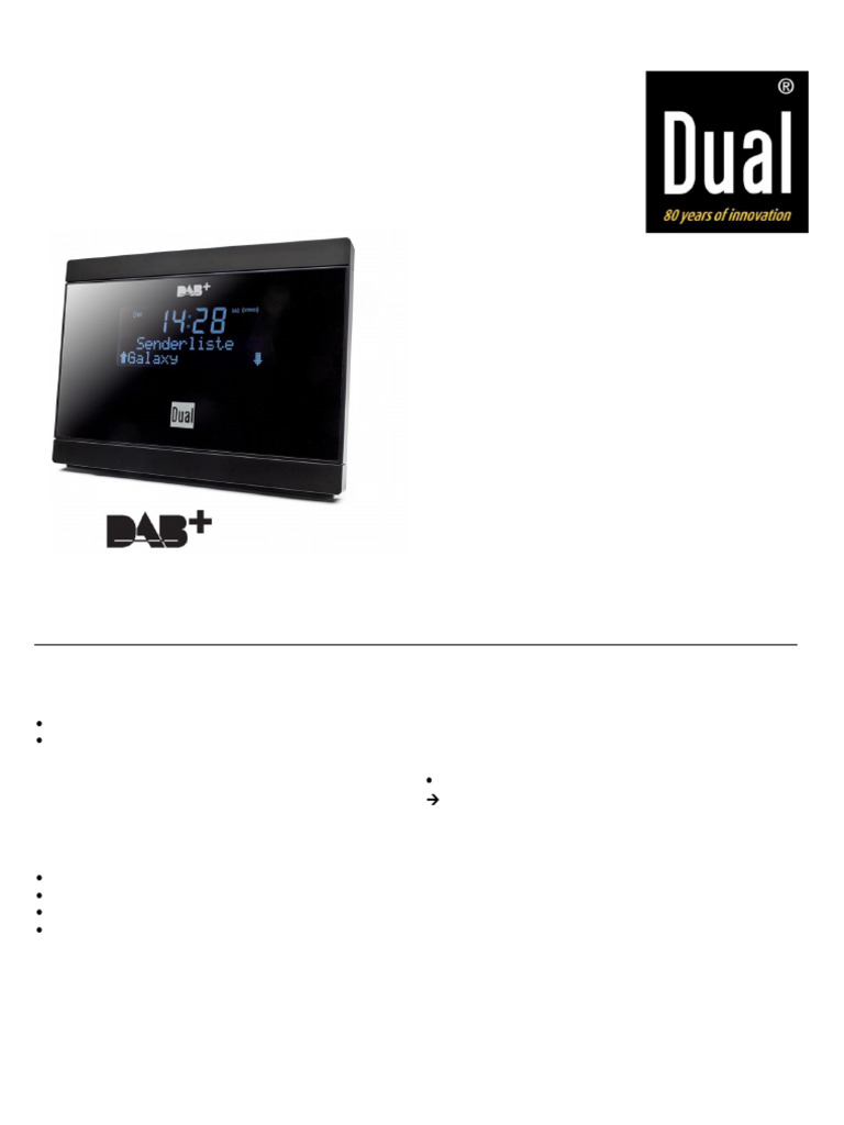 Dual Dab 2a Digitalradio Adapter | PDF