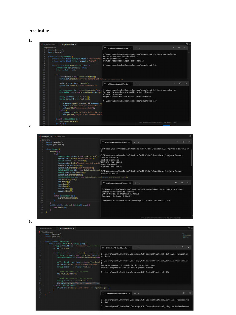 Practical 16 1 | PDF