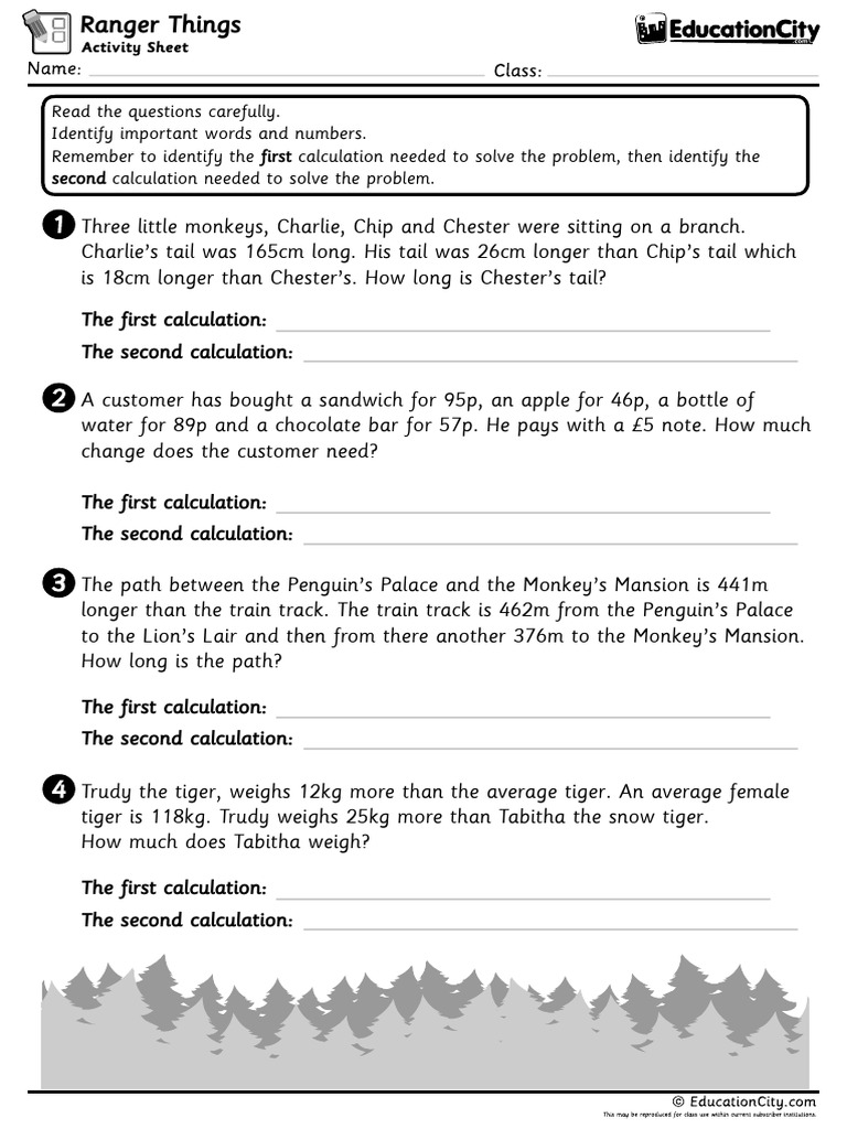 P2 Activity sheet Ranger Things | PDF | Zoology