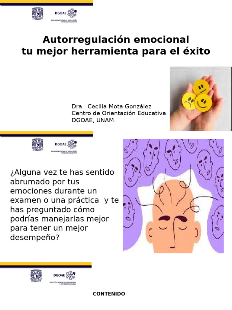 Presentación Autorregulacion | PDF | Las emociones | Autorregulación ...