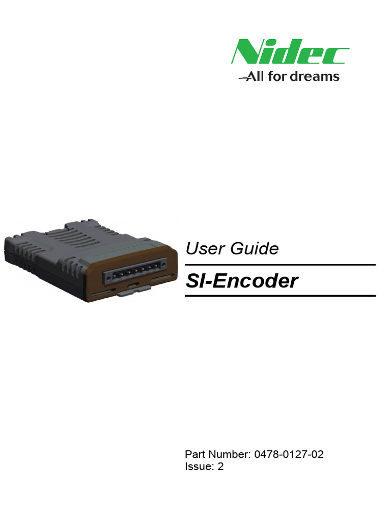 SI - Encoder User Guide Iss2 (0478-0127-02) - Approved | PDF ...