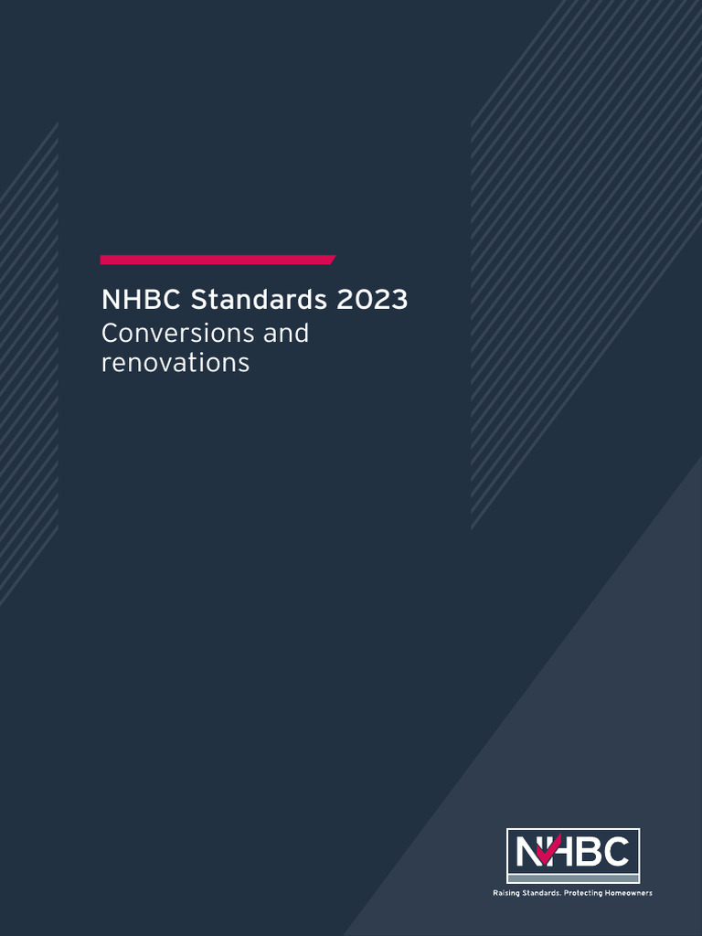 NHBC-Standards-2023 - Conversions-And-Renovations | PDF | Basement ...