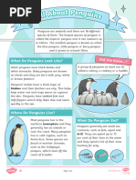 Fact vs Opinion: Penguins Game | PDF