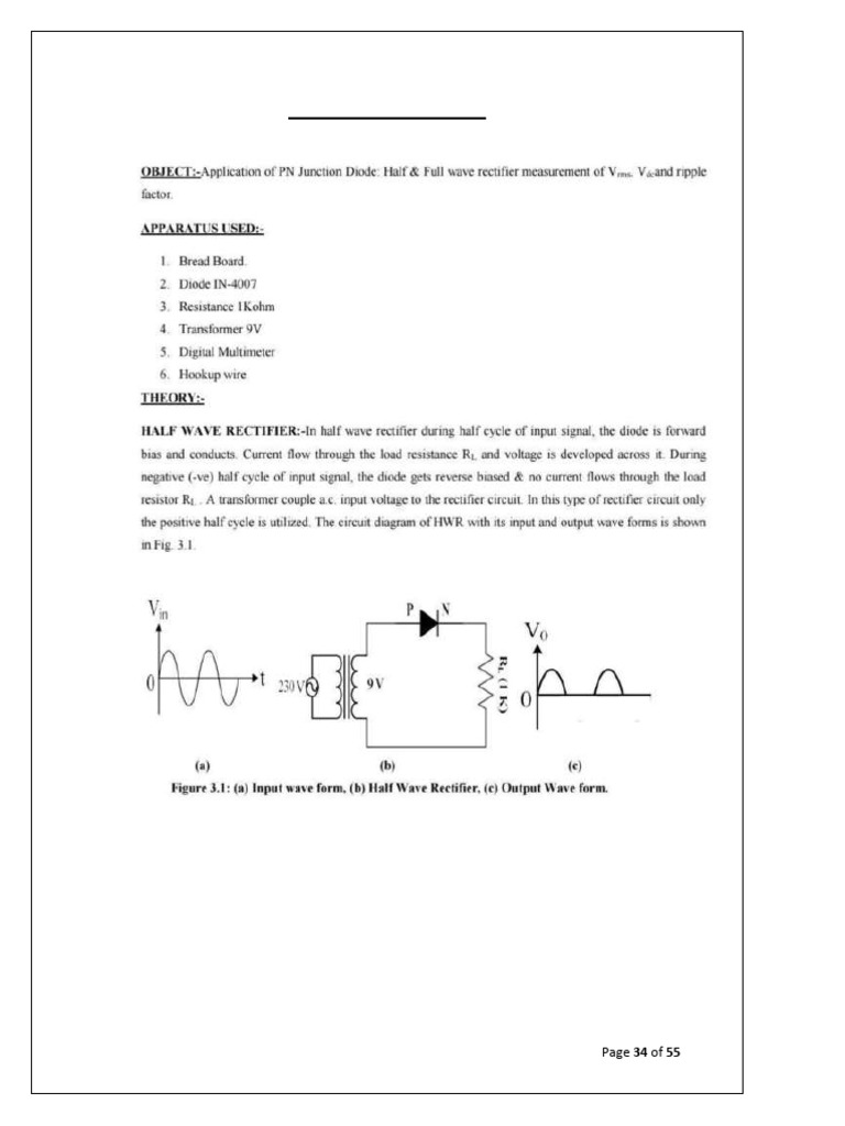 Exp-6 Electronics Lab | PDF