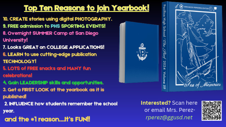 Yearbook Recruitment Flyer 2025 | PDF