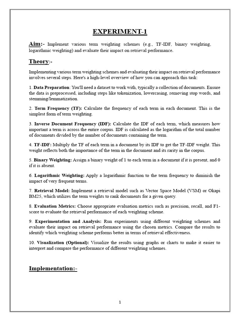 Information Retrieval Practical | PDF | Information Retrieval | Information Science