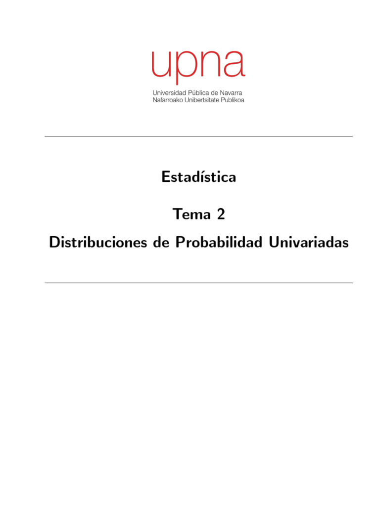 Tema2 Estadística | PDF | Distribución de veneno | Enseñanza de matemática