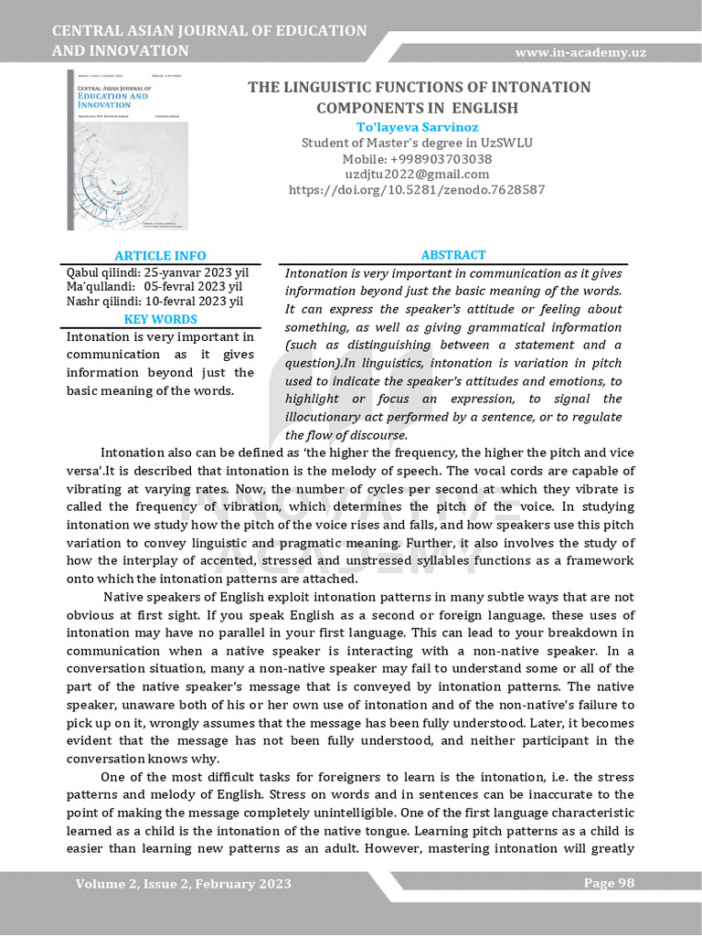 CAJEI0220 | PDF | Cognitive Science | Learning