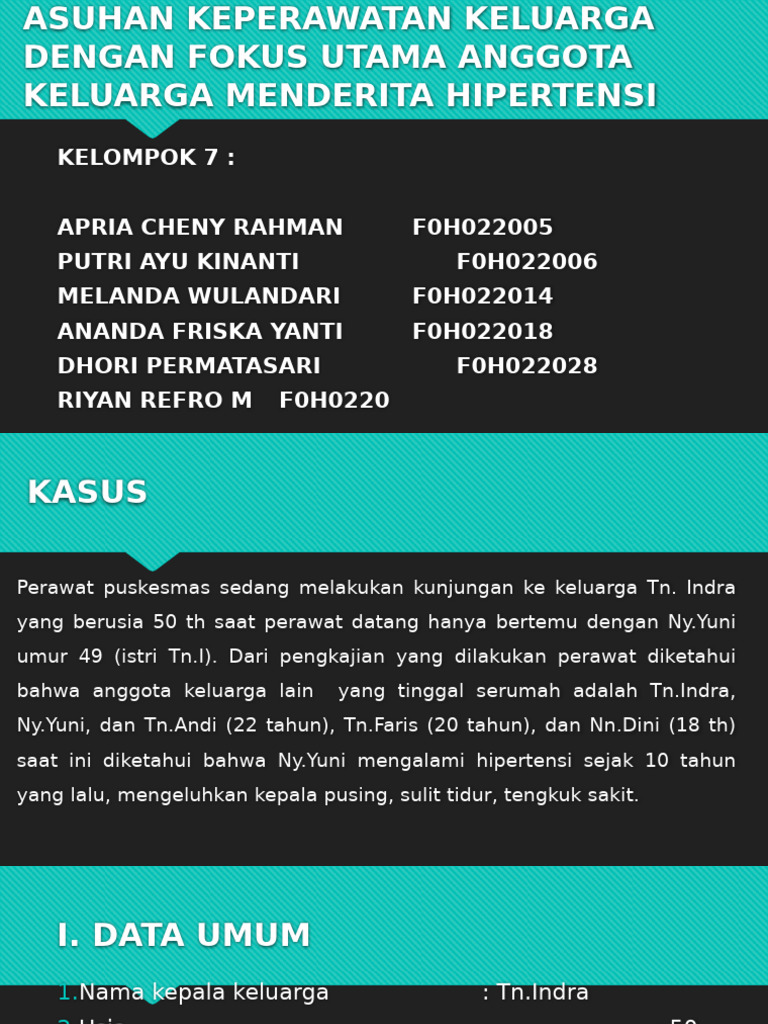 Asuhan Keperawatan Hipertensi Keluarga | PDF