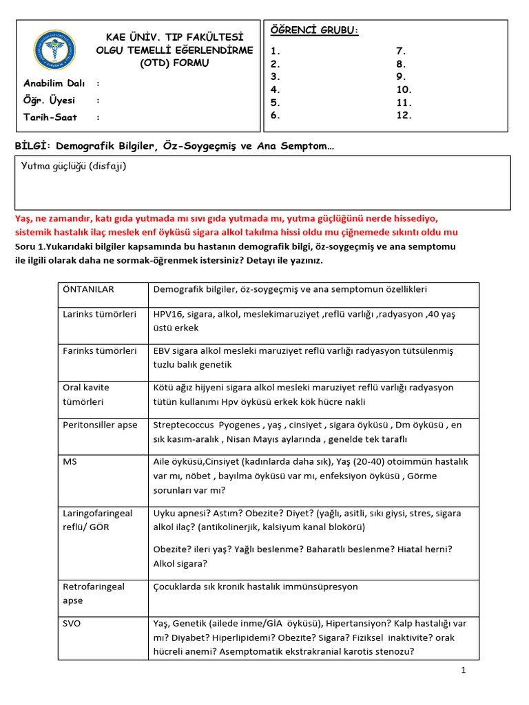 OTD Disfaji - SON | PDF