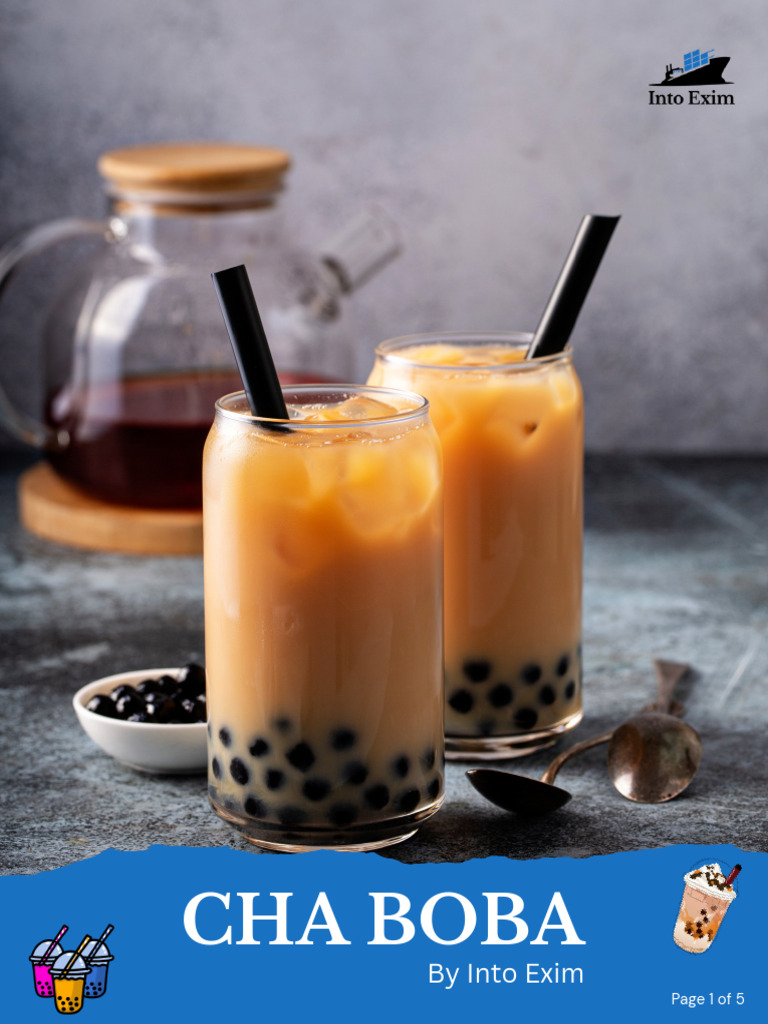 Cha Boba Wholesale Brochure | PDF