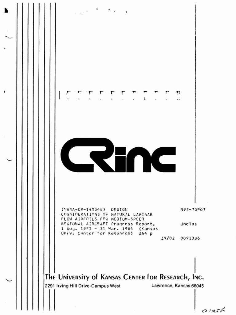 The University of Kansas Center For Research, Inc.: Unclas | PDF ...