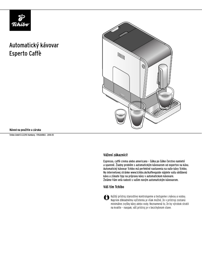 Automatický Kávovar Esperto Caffé | PDF
