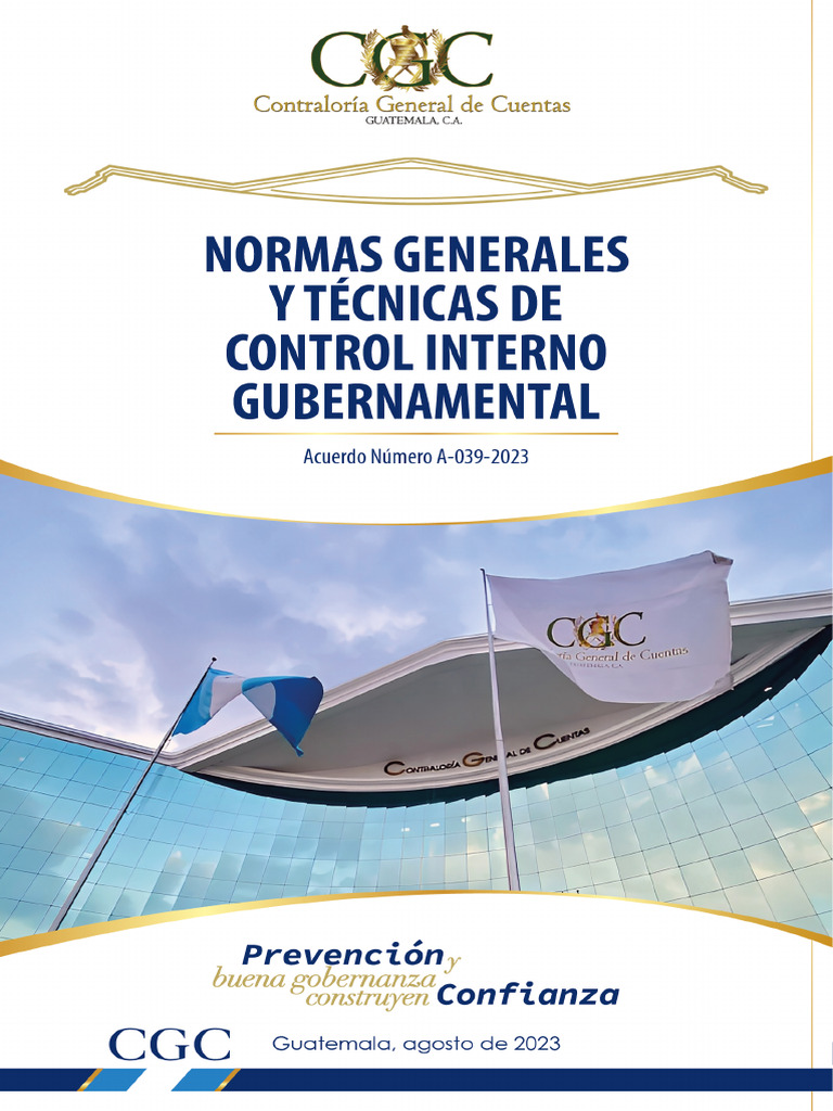 Manual de NORMAS-GENERALES-CONTROL-INTERNO-GUBERNAMENTAL-DIGITAL | PDF | Responsabilidad | Auditoría