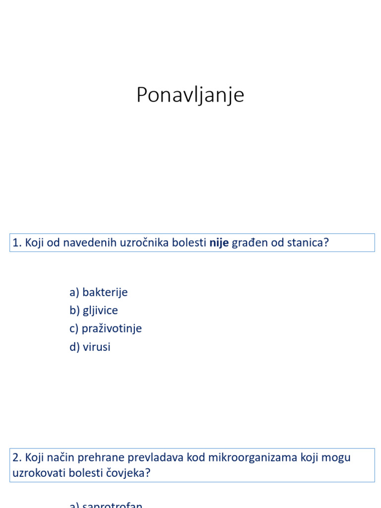 07 Ponavljanje | PDF