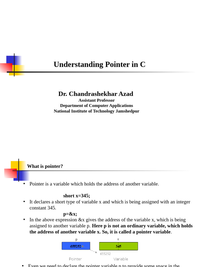 Understanding Pointer in C | PDF | Pointer (Computer Programming) | Parameter (Computer Programming)