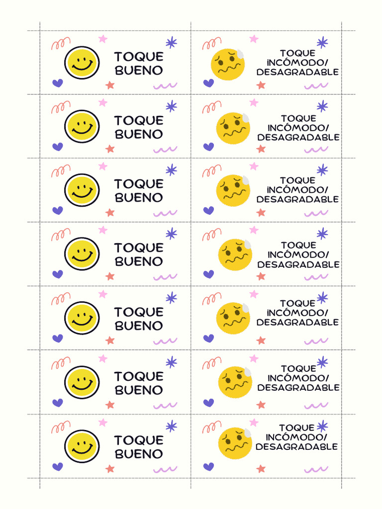 Toque Bueno e Incomodo y Tiras para Frases | PDF