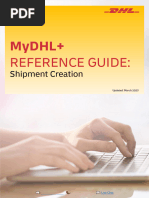 MyDHL+ Shipment Upload Guide | PDF | Comma Separated Values | Computing