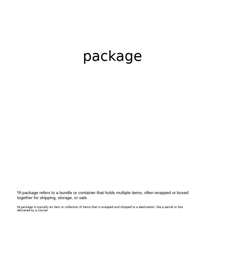Package | PDF