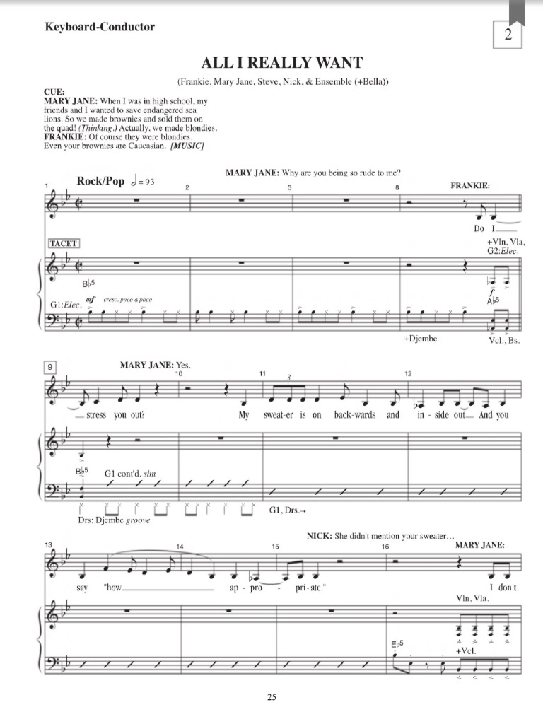 2.all I Really Want | PDF