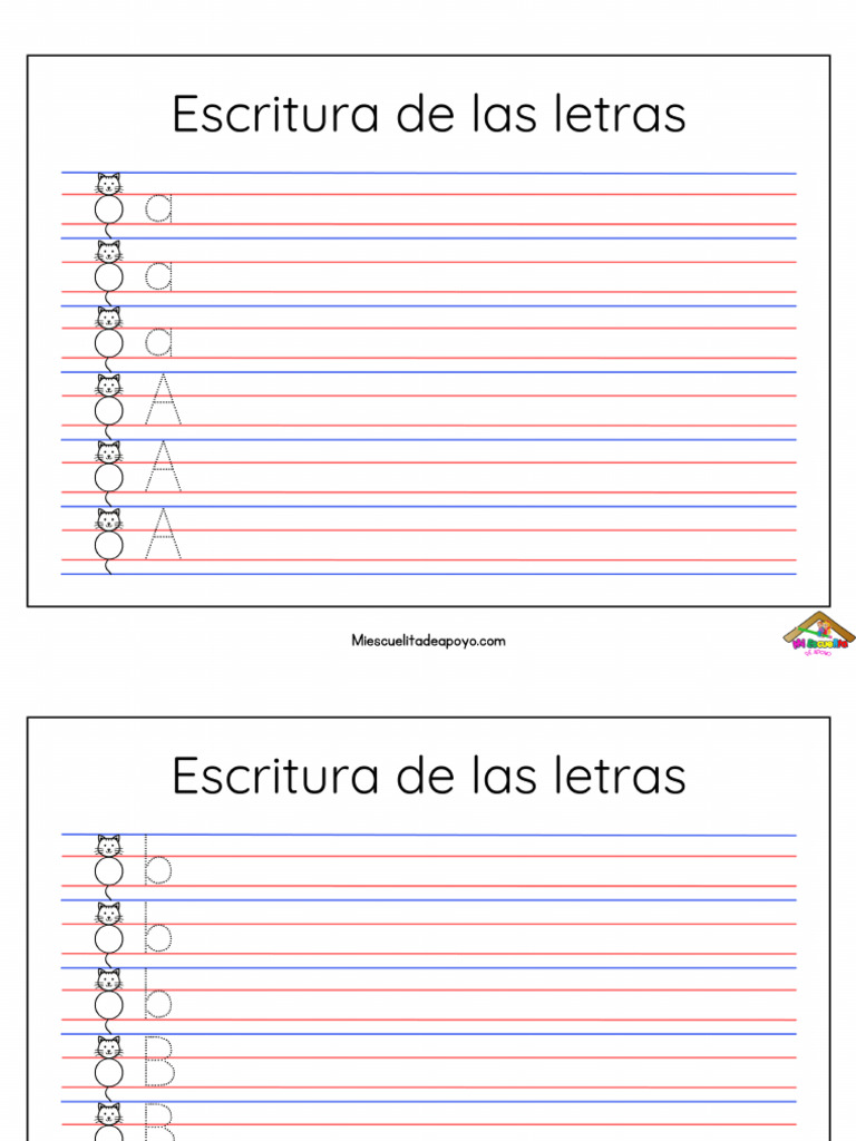 Trazos Del Abecedario Mayusculas y Minusculas PDF | PDF