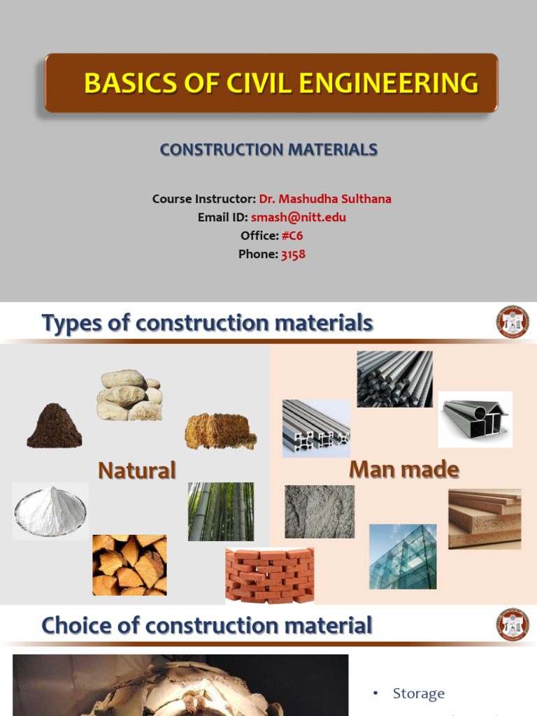 Civil Engineering Material Guide | PDF