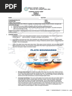 Plate Boundaries Activity Sheet | PDF | Games & Activities | Teaching ...