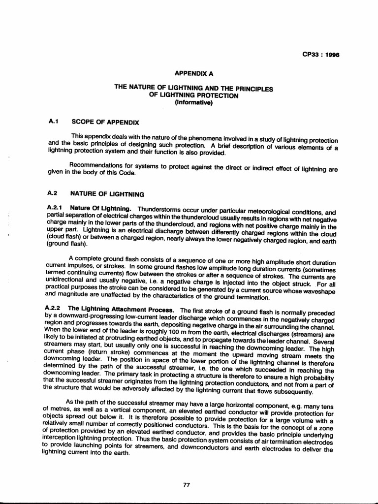 CP 33 1996 Lightning Protection-79 | PDF