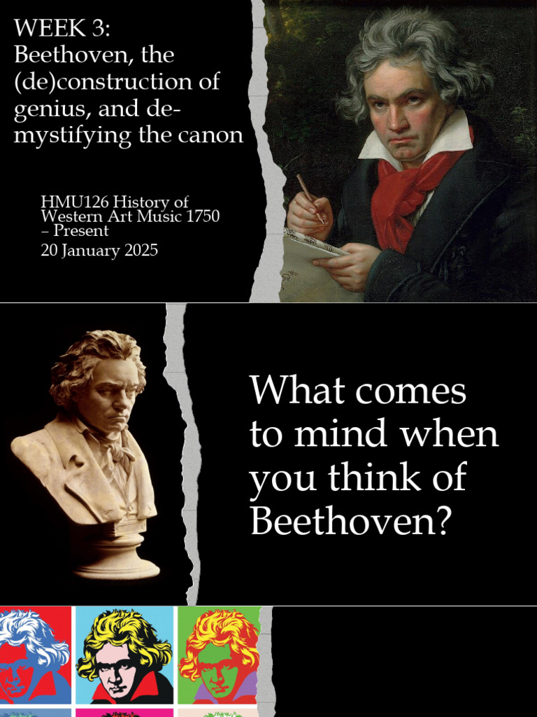 Beethoven's Genius and Musical Canon | PDF | Ludwig Van Beethoven ...