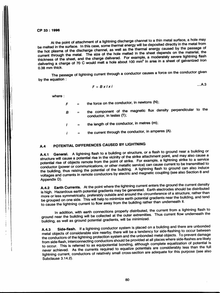 CP 33 1996 Lightning Protection-82 | PDF