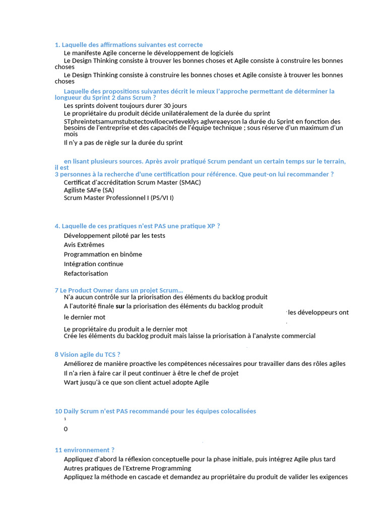 Concepts clés de Scrum et Agile | PDF | Scrum (développement) | Méthode ...