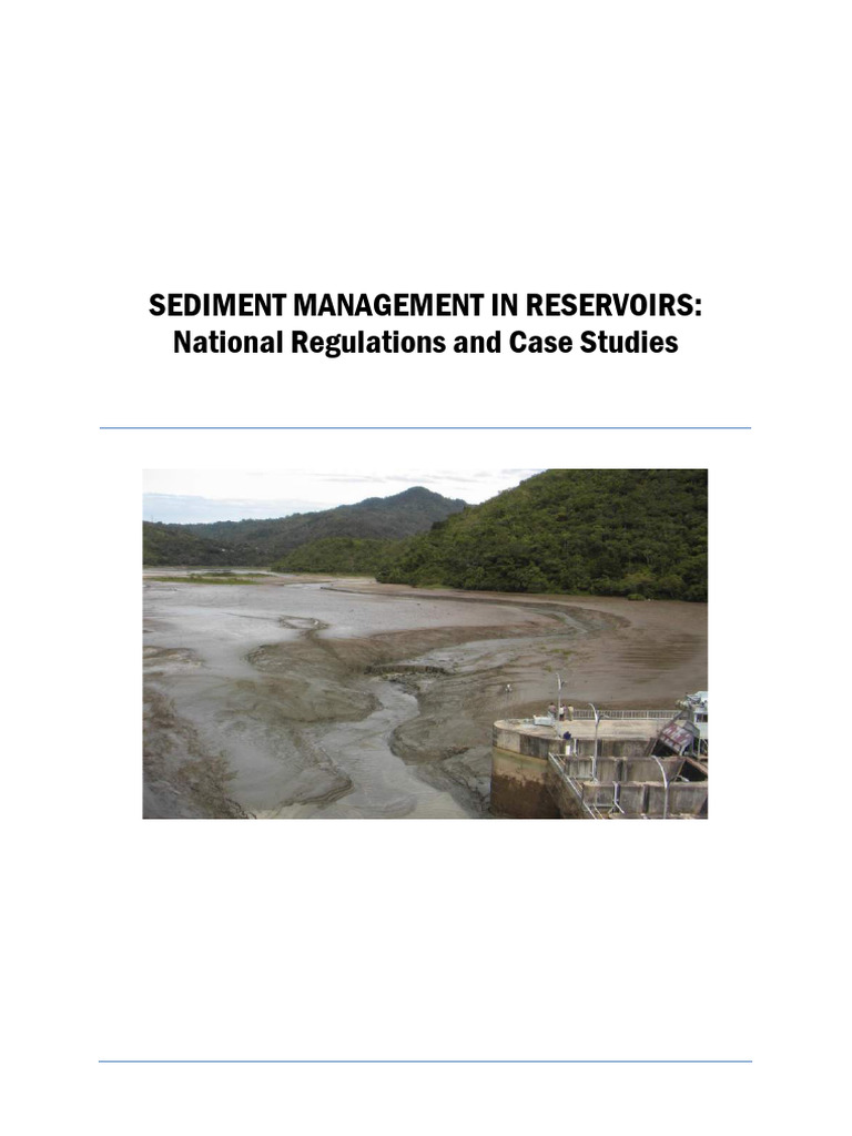Sediment Management in Reservoirs Guide | PDF | River | Dam