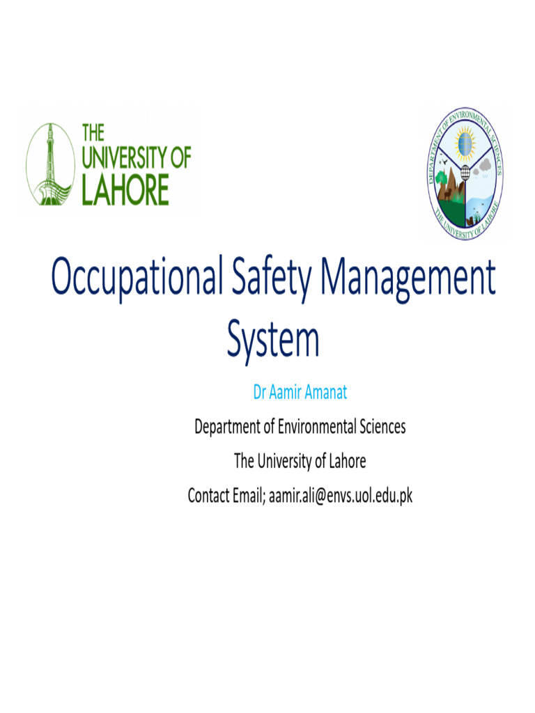 10 Elements of Safety Management System | PDF | Occupational Safety And ...