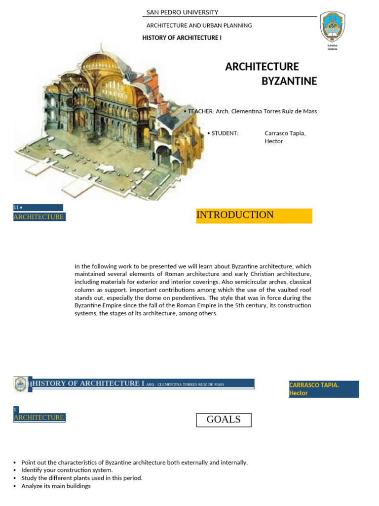 BYZANTINE ARCHITECTURE | PDF | Dome | Vault (Architecture)