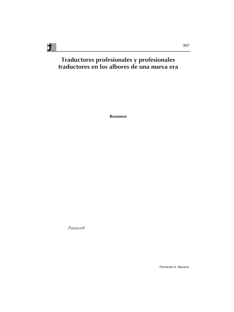 D04.4. Traductores Profesionales... Navarro | PDF | Traducciones | Internet