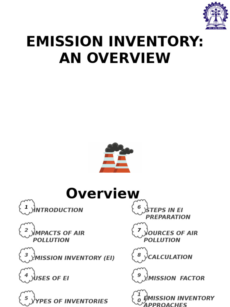 Emission Inventory Overview and Guidelines | PDF | Air Pollution ...